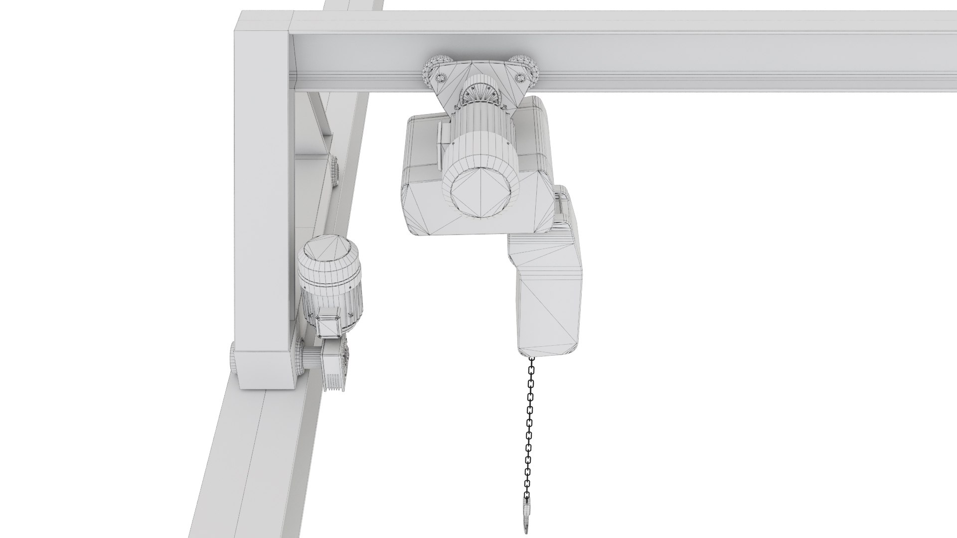 3D Gantry Crane Light Transport - TurboSquid 2068117