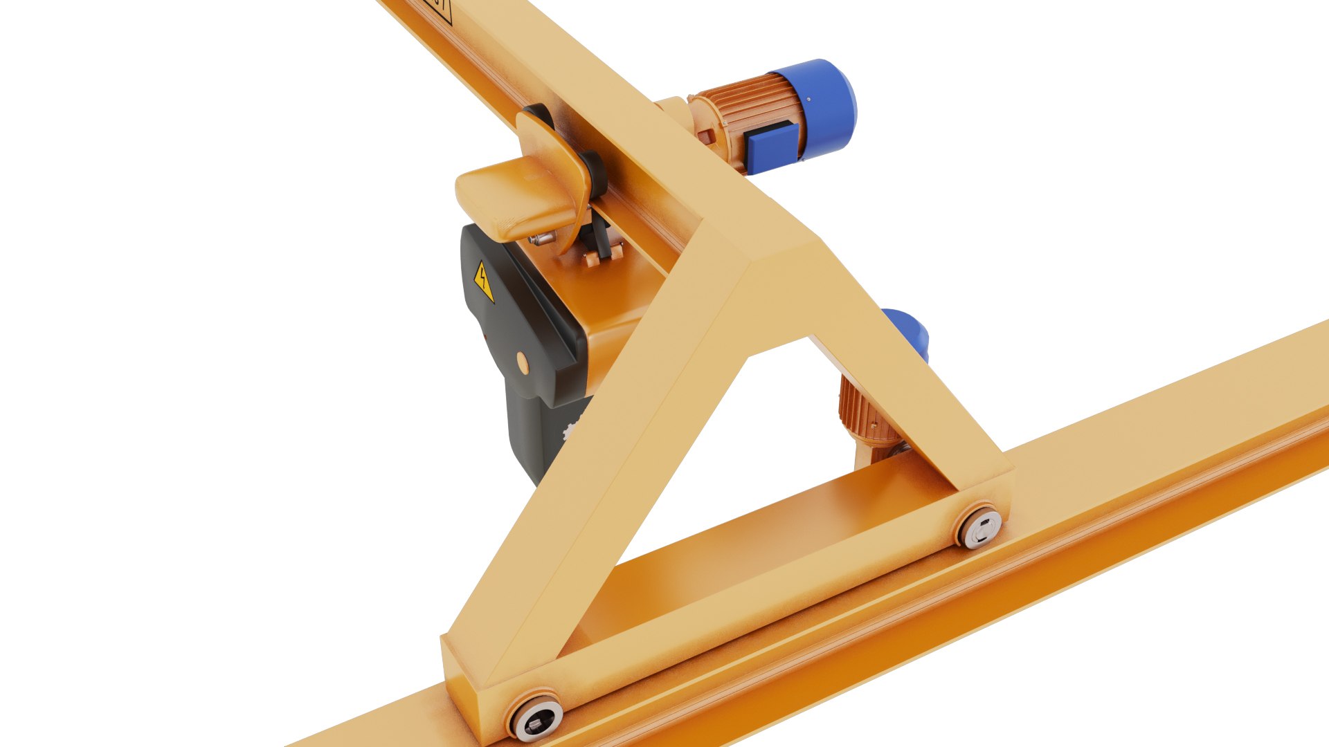 3D Gantry Crane Light Transport - TurboSquid 2068117