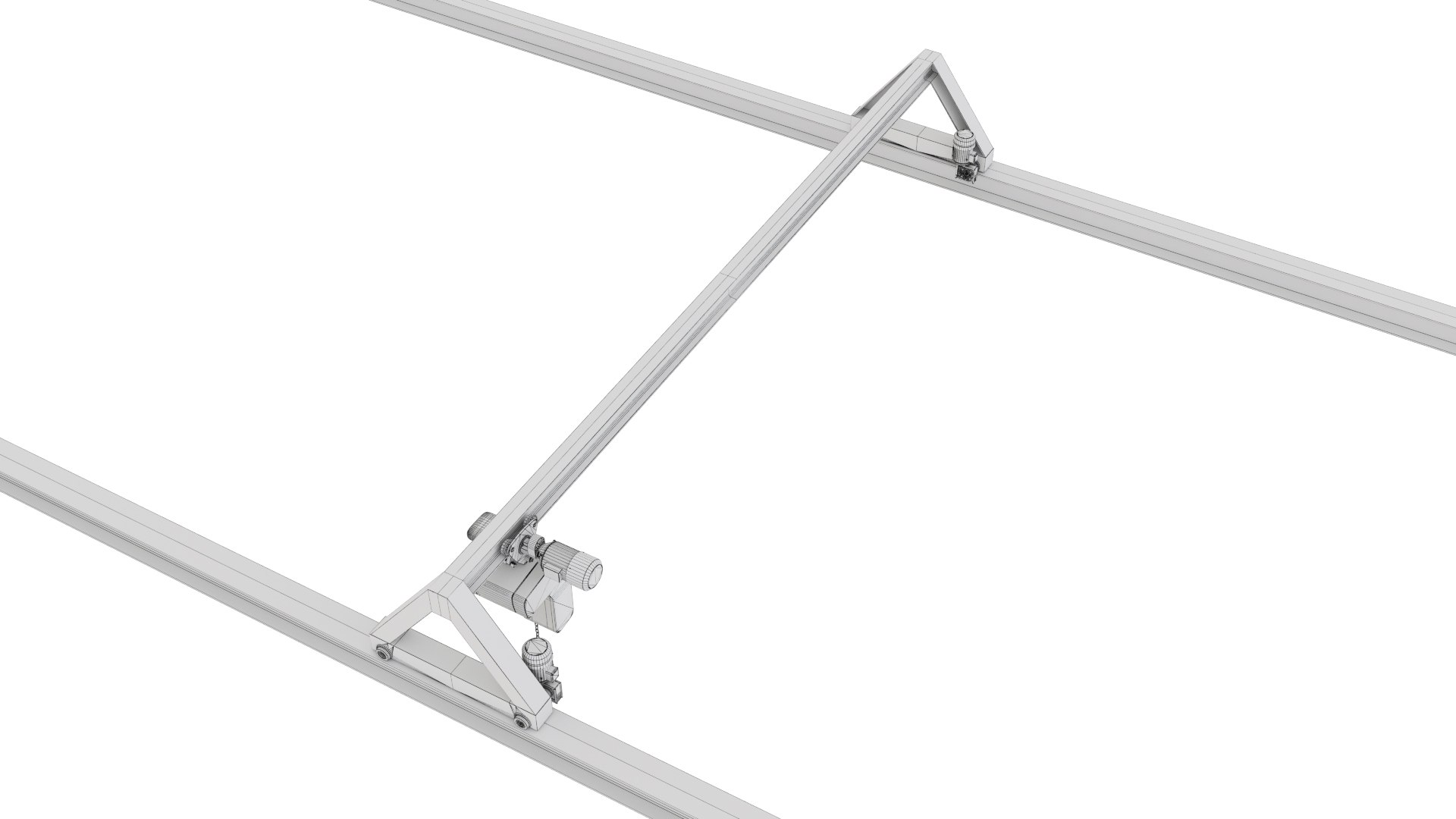 3D Gantry Crane Light Transport - TurboSquid 2068117