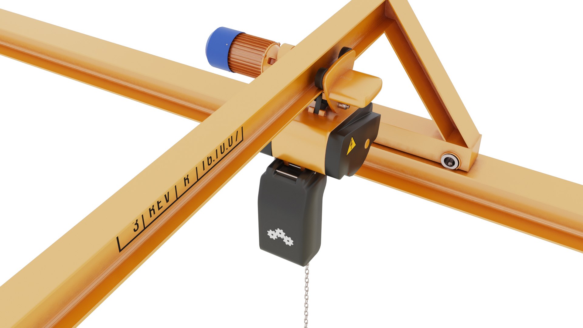 3D Gantry Crane Light Transport - TurboSquid 2068117