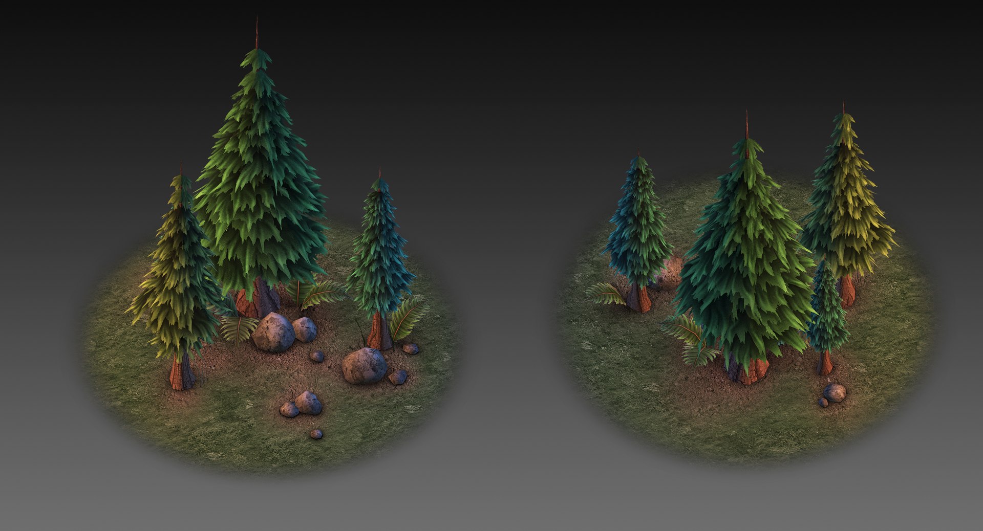 3D Model Ready Forest - TurboSquid 1534055