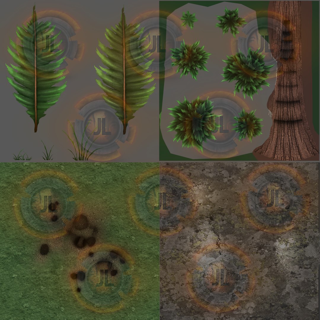 3D Model Ready Forest - TurboSquid 1534055
