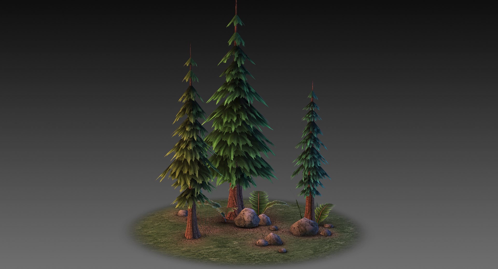 3D Model Ready Forest - TurboSquid 1534055