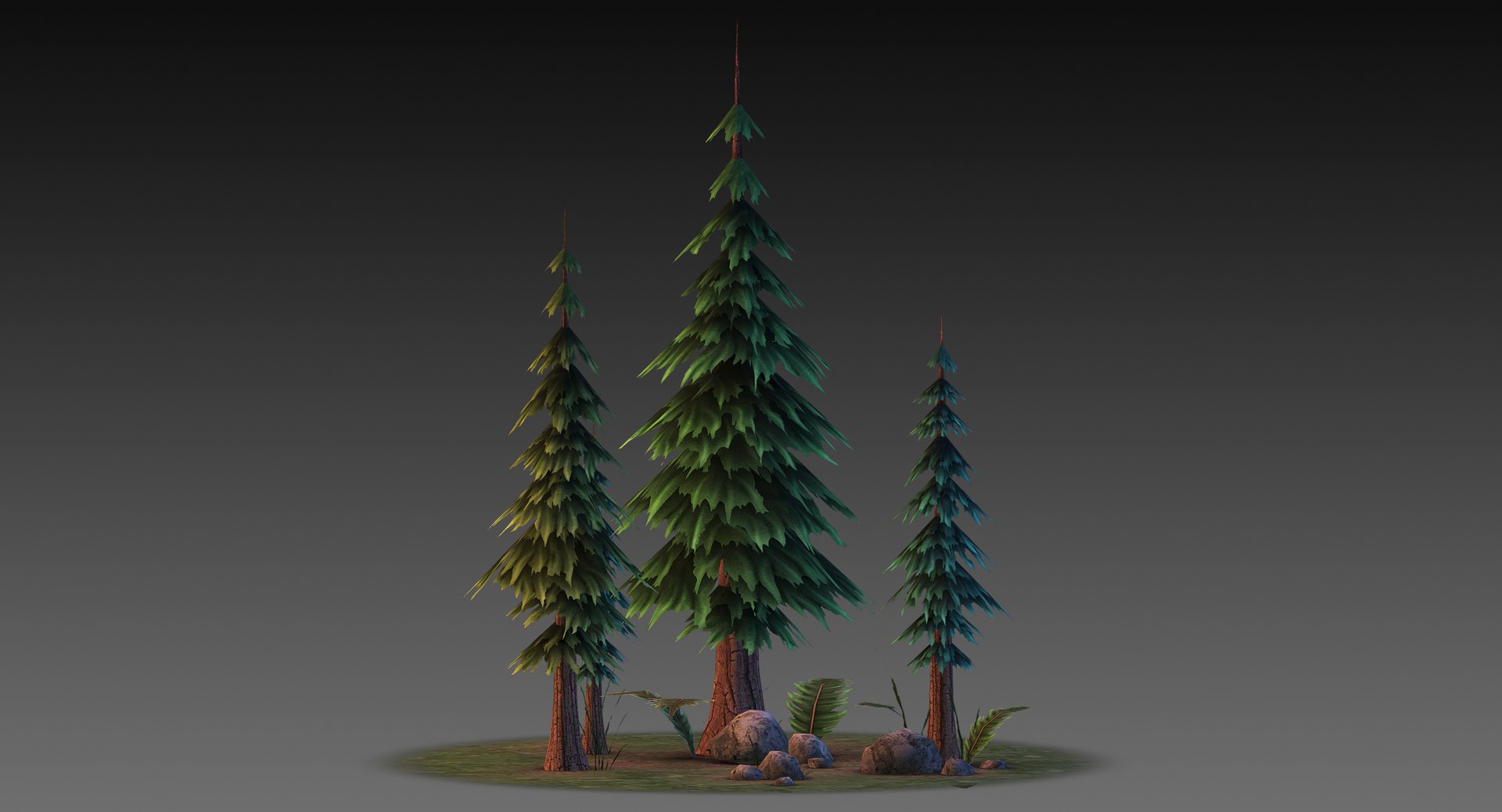 3D Model Ready Forest - TurboSquid 1534055