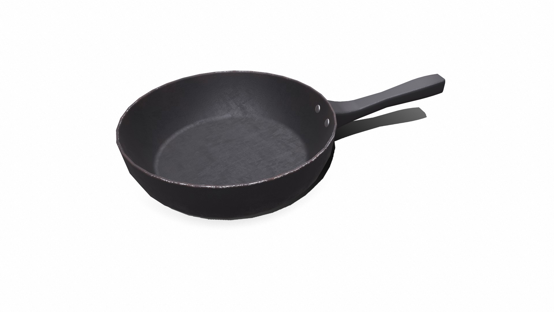 Old Rusty Iron Frying Pan Low-poly PBR 3D Model - TurboSquid 2290699