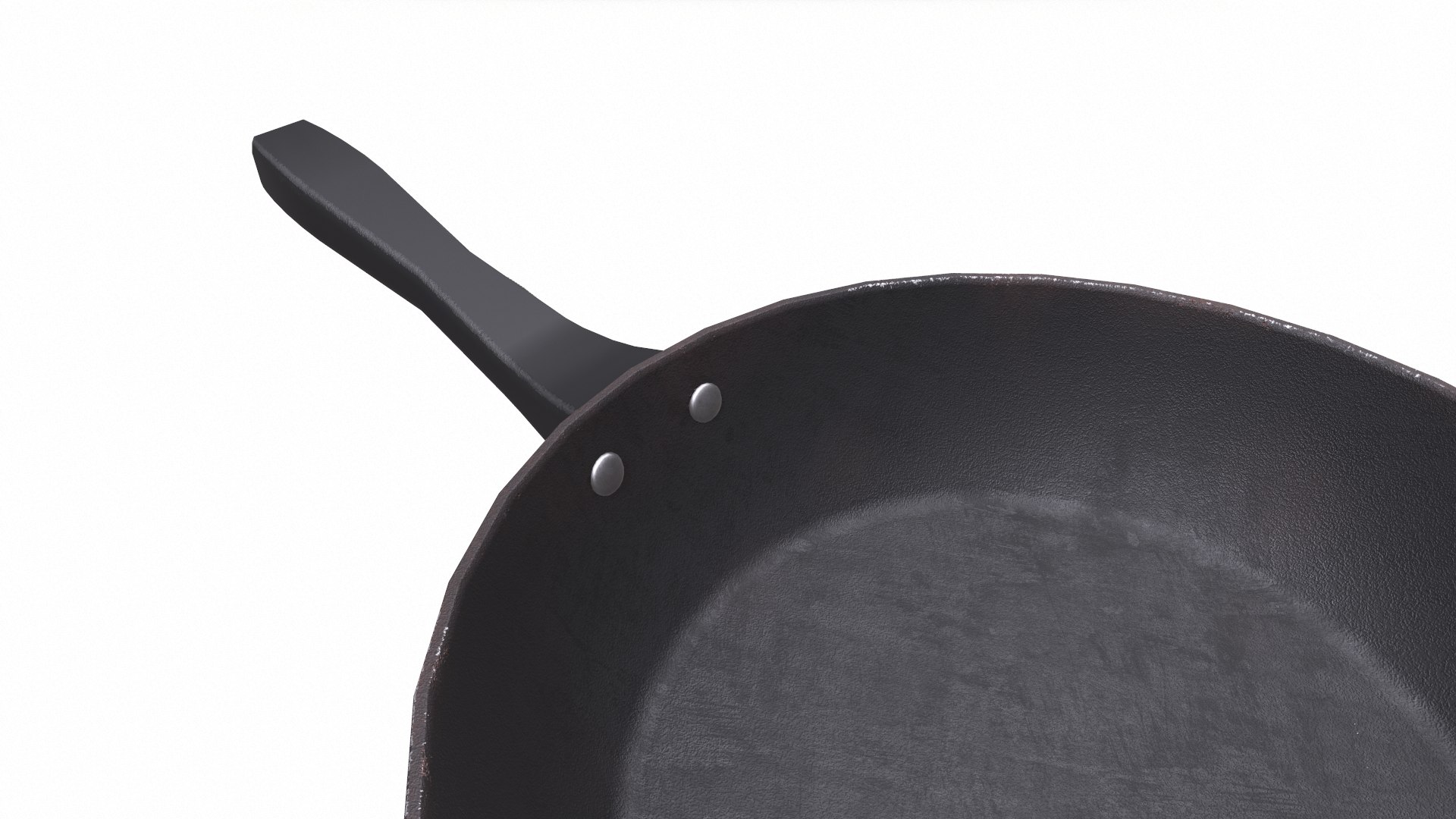 Old Rusty Iron Frying Pan Low-poly PBR 3D Model - TurboSquid 2290699