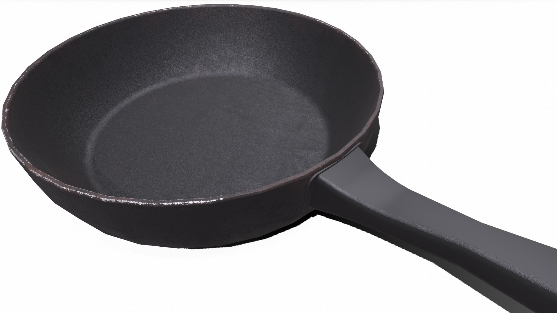 Old Rusty Iron Frying Pan Low-poly PBR 3D Model - TurboSquid 2290699