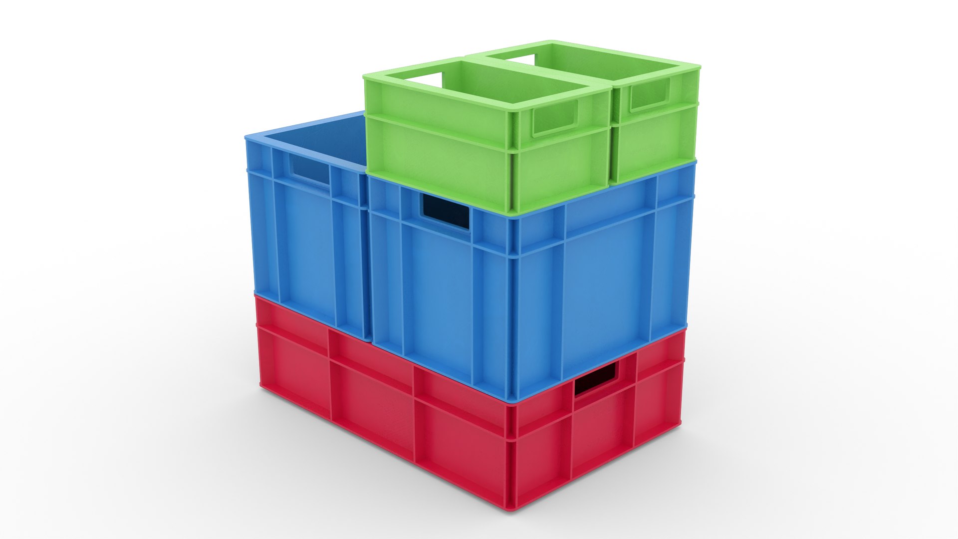 3D model Euronorm boxes - TurboSquid 2140209