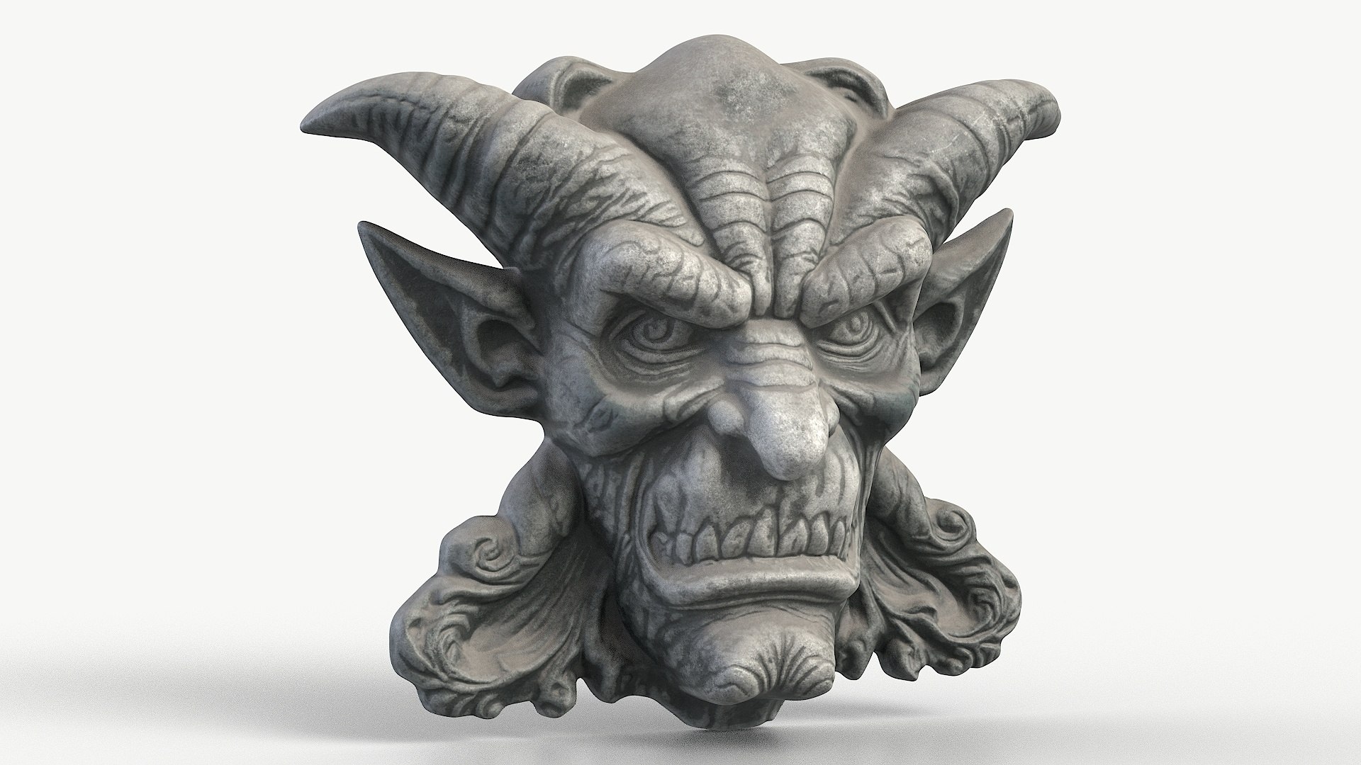 3D 9 Gargoyle Heads Collection 1 Model - TurboSquid 2292028
