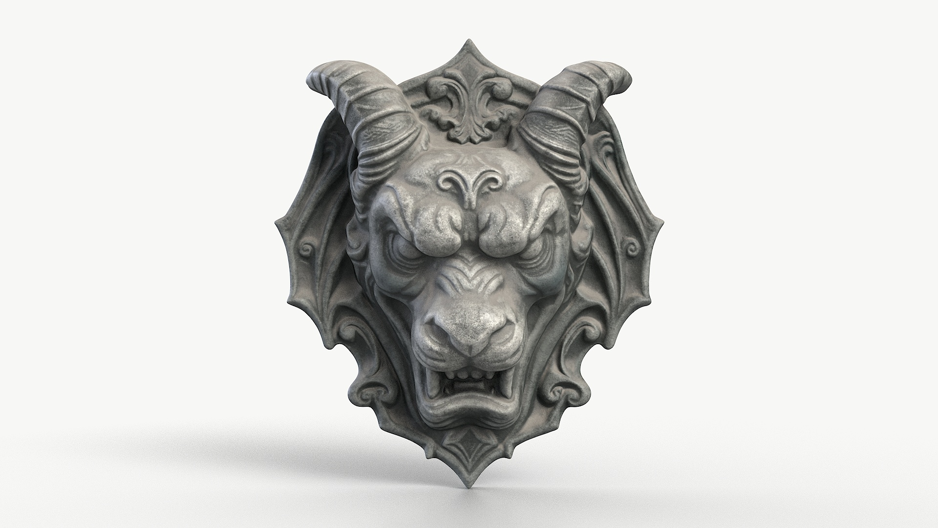 3D 9 Gargoyle Heads Collection 1 Model - TurboSquid 2292028