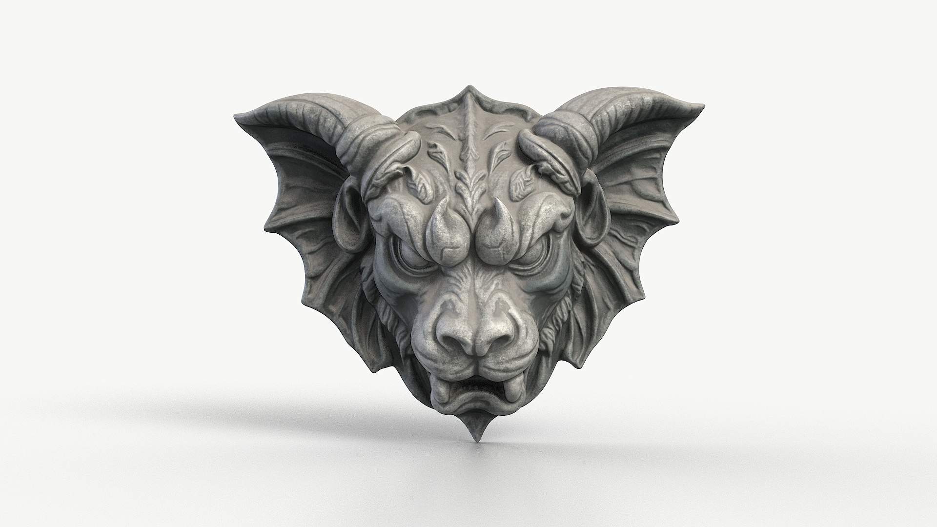 3D 9 Gargoyle Heads Collection 1 Model - TurboSquid 2292028
