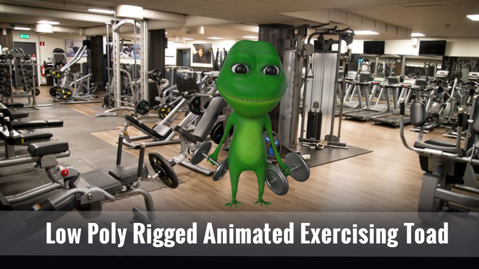 Exercising Toad Model - TurboSquid 1595464