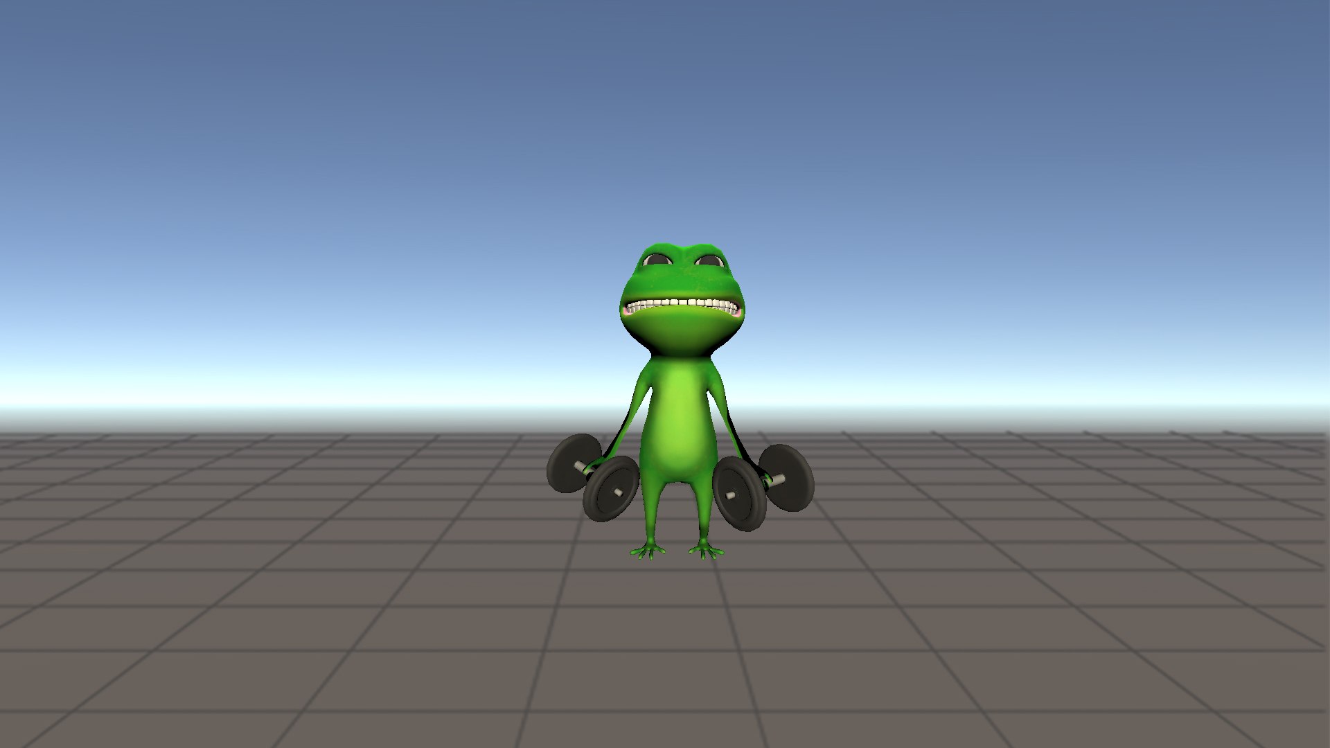 Exercising Toad Model - TurboSquid 1595464