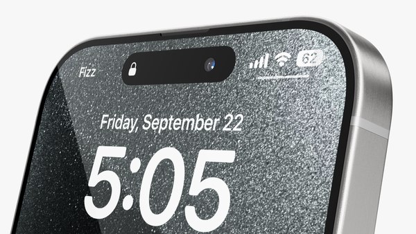 modelo 3d iPhone 15 Pro Blanco Titanio - TurboSquid 2133402