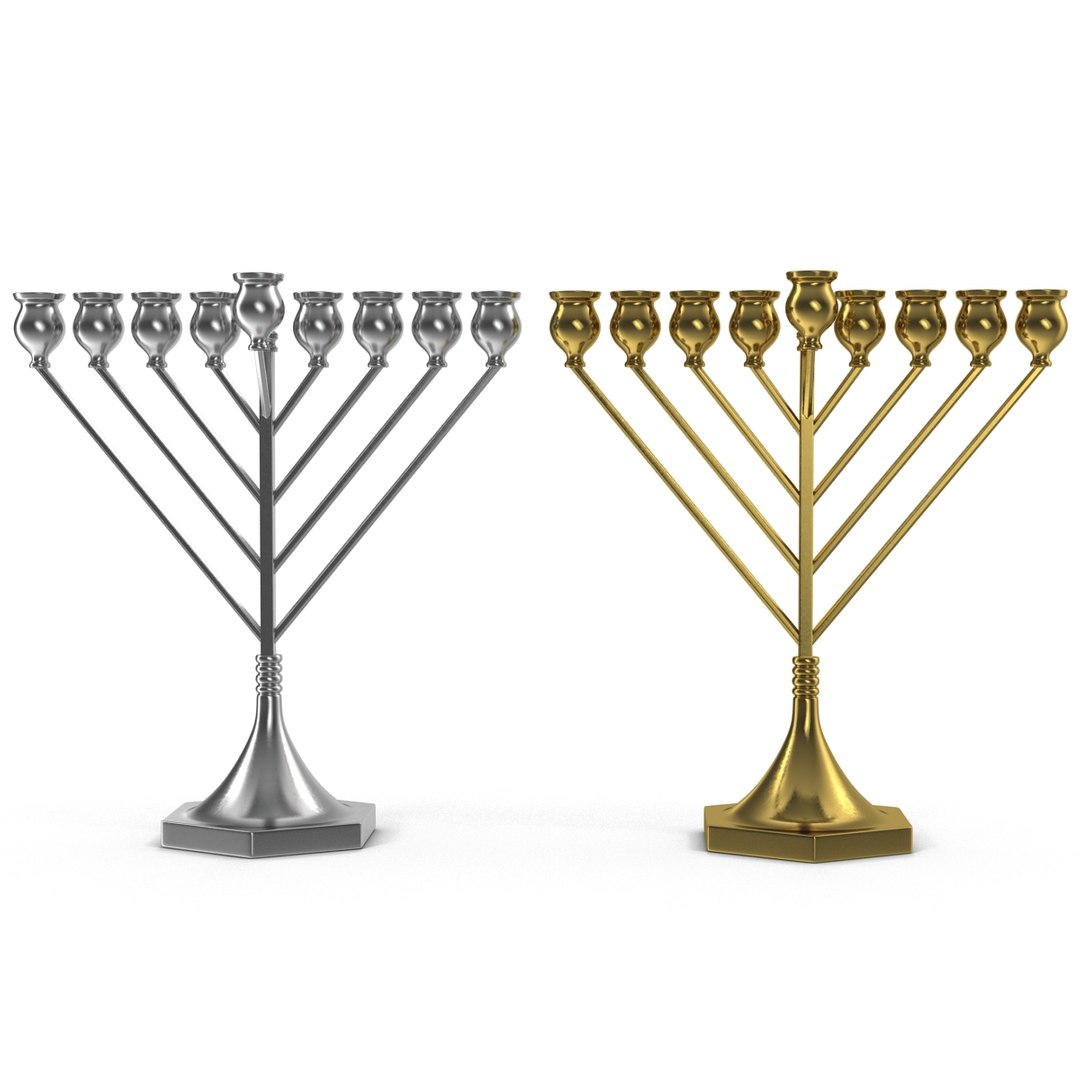 Menorah 02 3d Model
