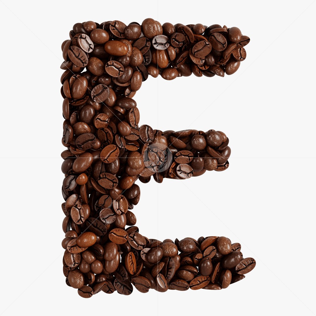 Coffee Letters 3D - TurboSquid 1547801