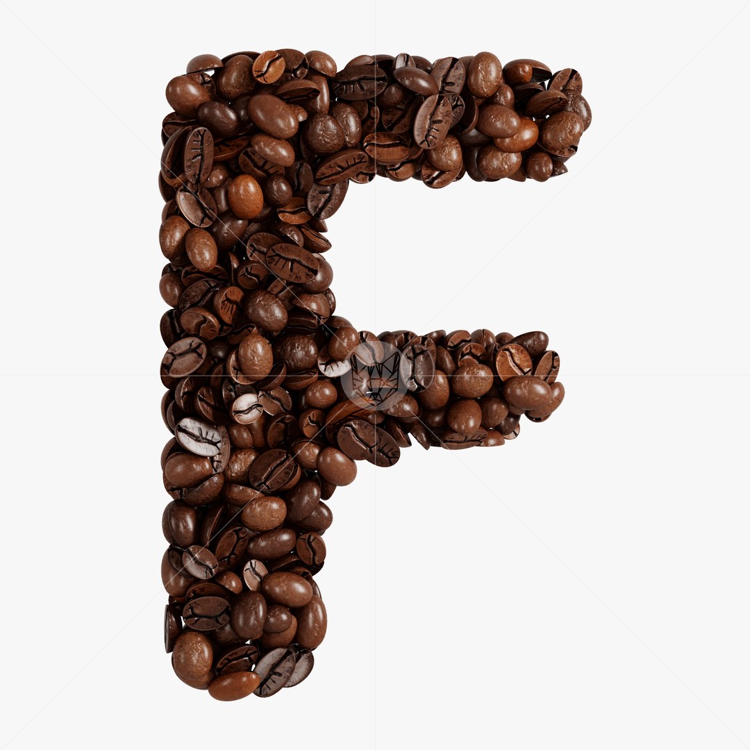Coffee Letters 3D - TurboSquid 1547801