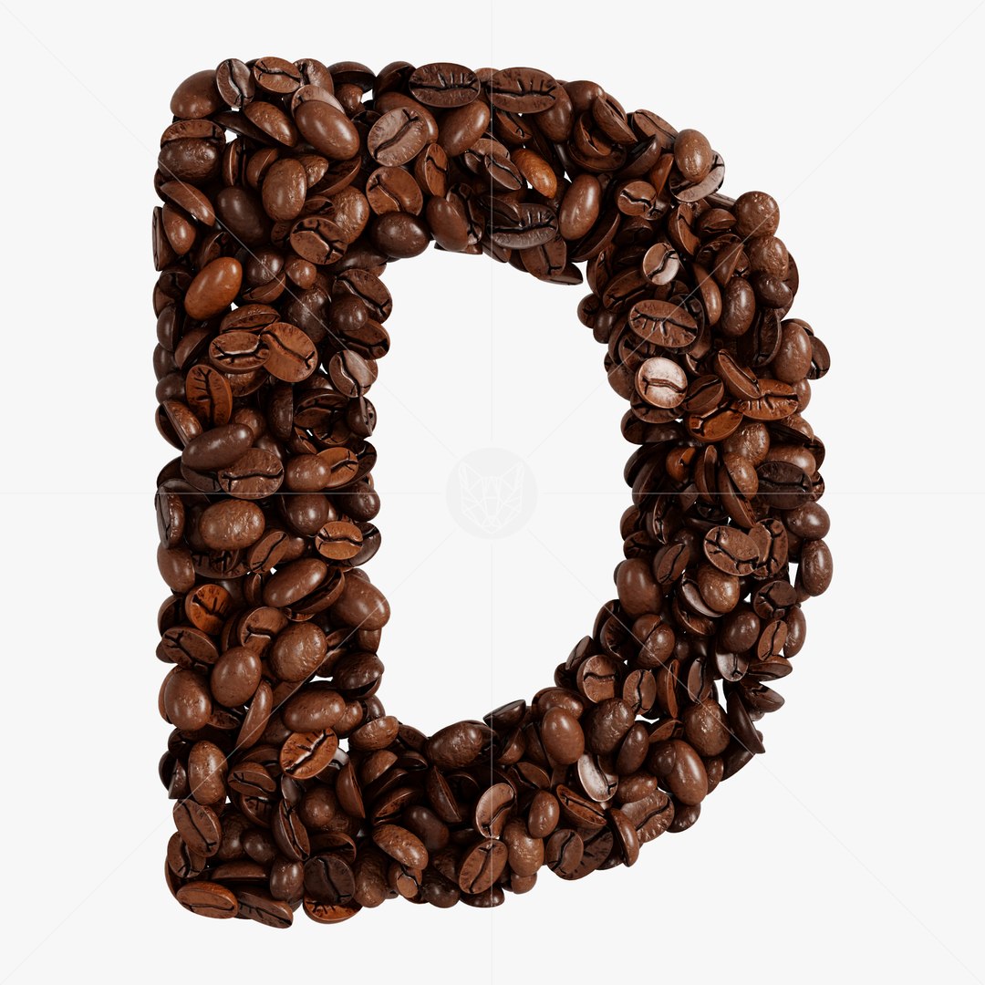 Coffee Letters 3D - TurboSquid 1547801