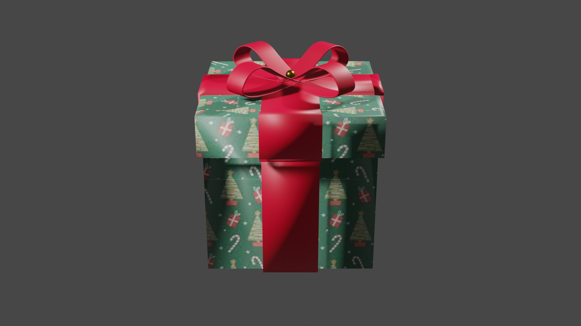 3D Model Christmas Tree Gift Box - TurboSquid 2186468