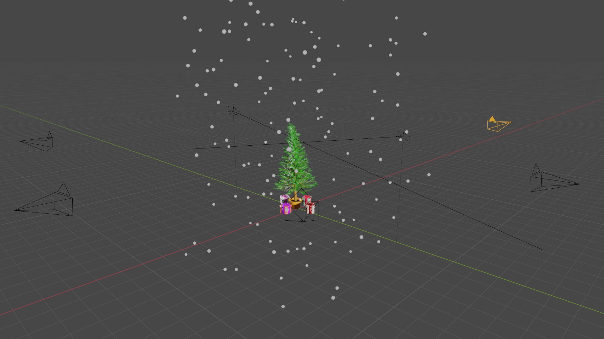 3D Model Christmas Tree Gift Box - TurboSquid 2186468
