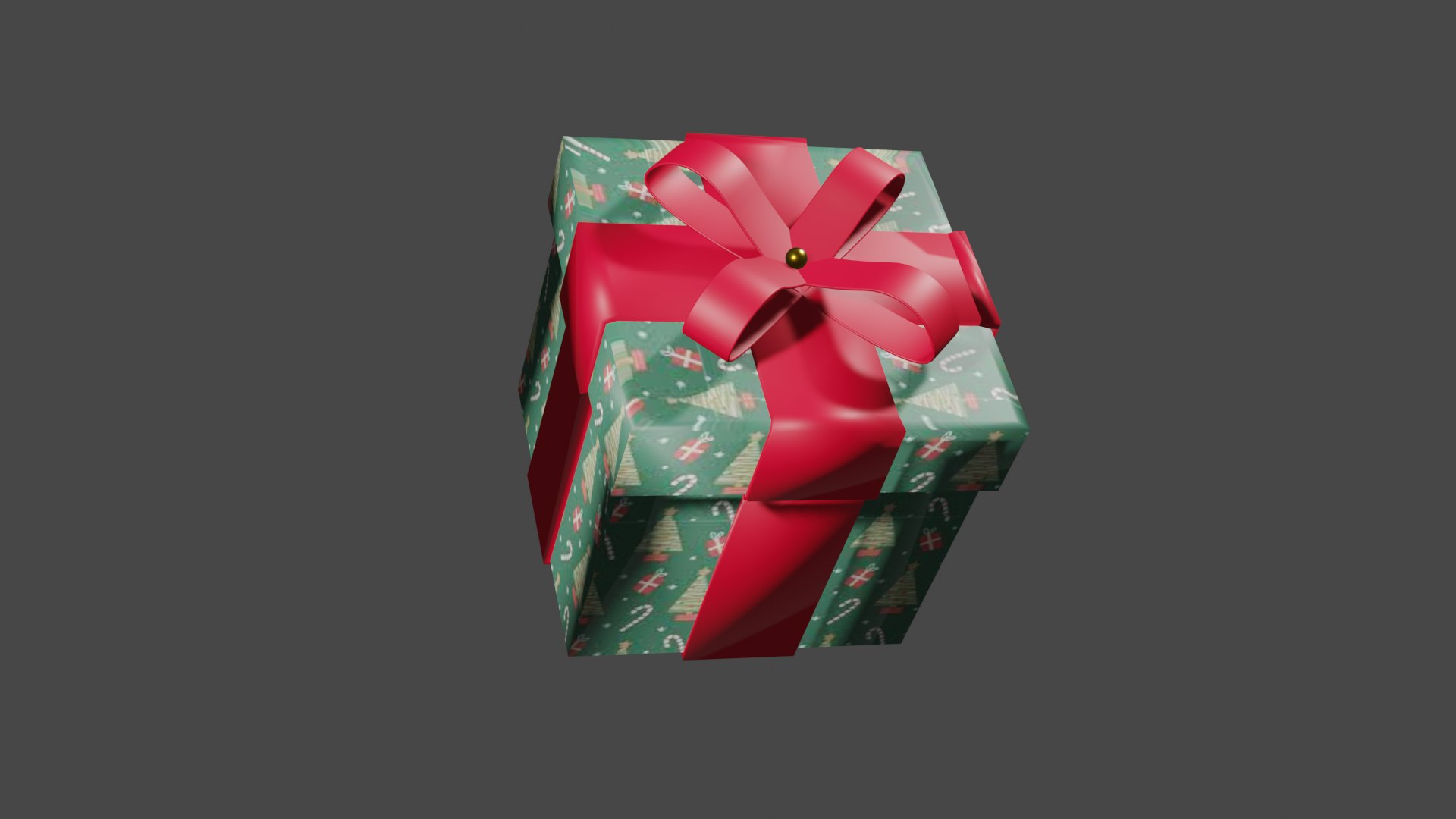 3D Model Christmas Tree Gift Box - TurboSquid 2186468