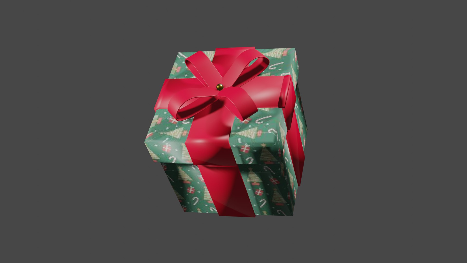 3D Model Christmas Tree Gift Box - TurboSquid 2186468