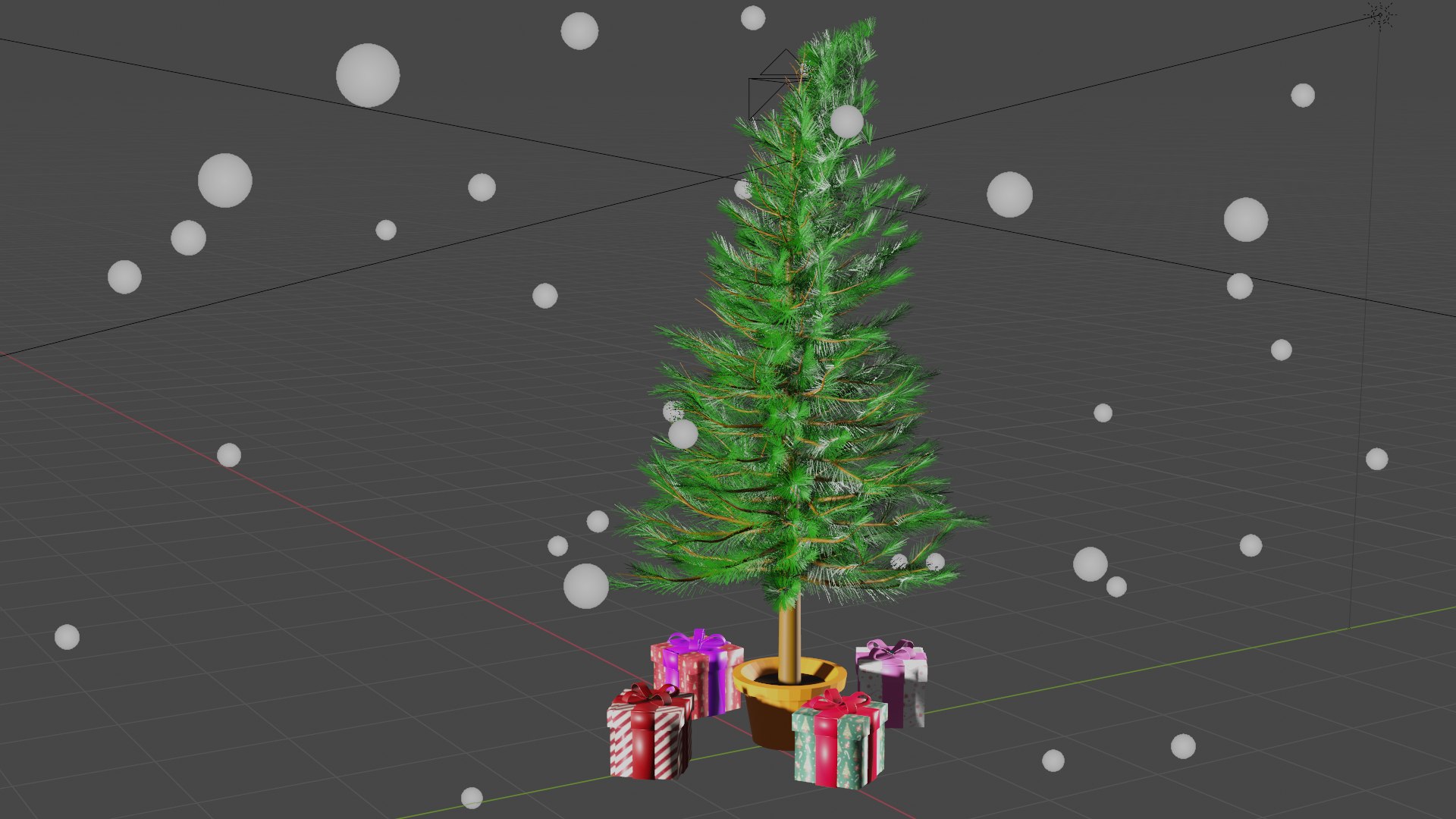 3D Model Christmas Tree Gift Box - TurboSquid 2186468