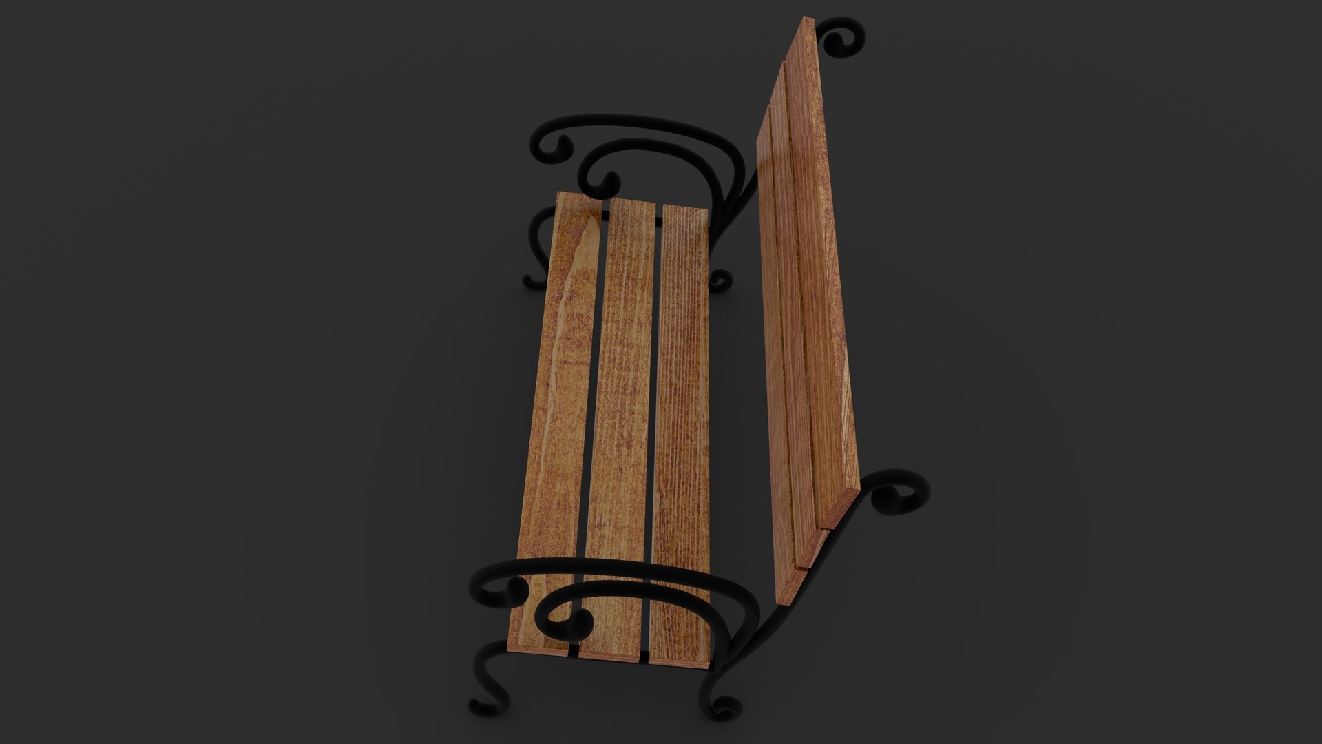 Classic Park Bench 3D Model - TurboSquid 2185604