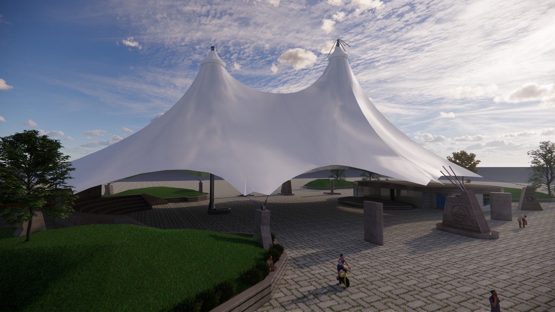 3D Tensile Structures Collection -A3 - TurboSquid 2385484
