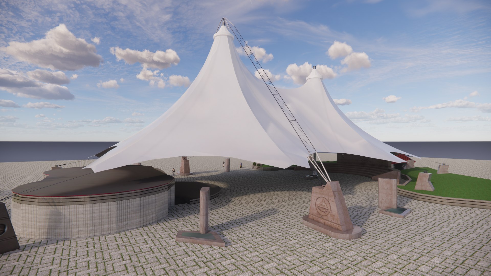 3D Tensile Structures Collection -A3 - TurboSquid 2385484