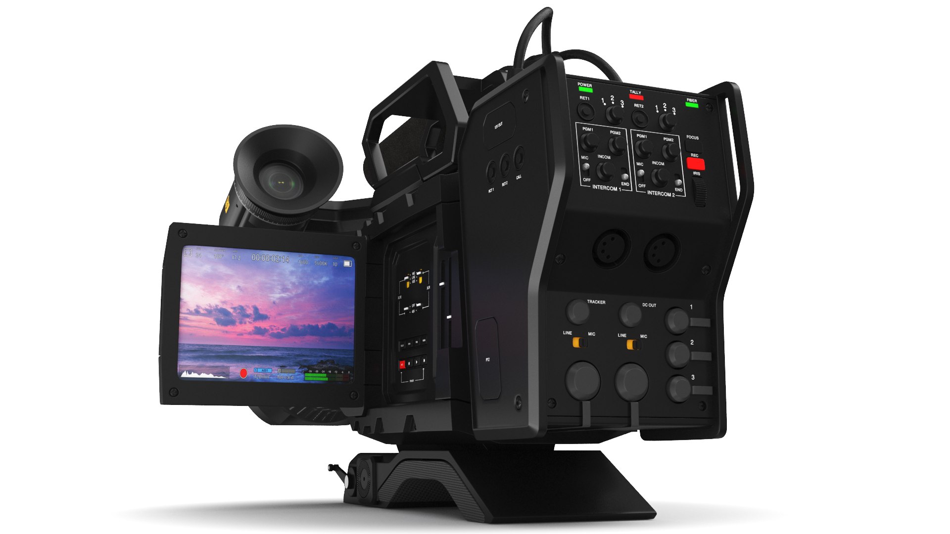 Real tv studio 3D model - TurboSquid 1709294