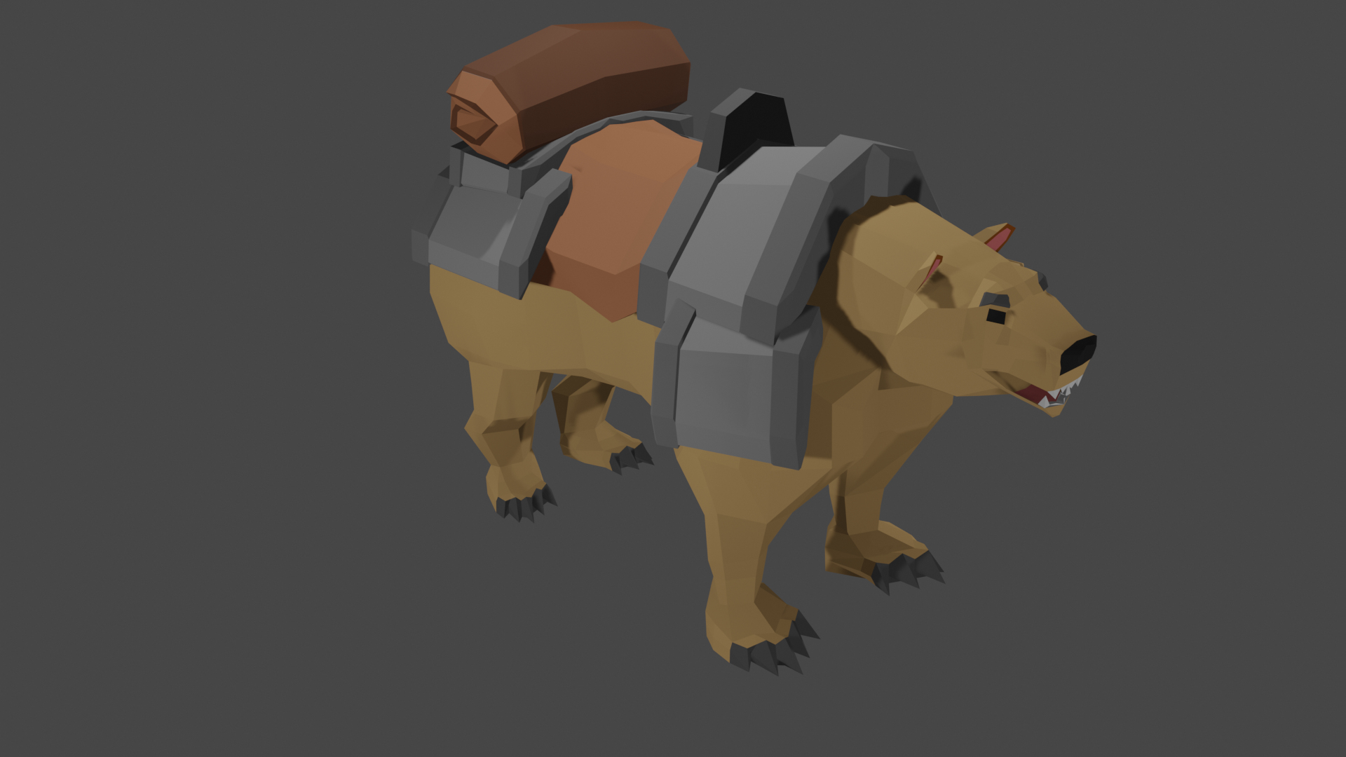 Free LOW POLY Bear Armor model - TurboSquid 2145265