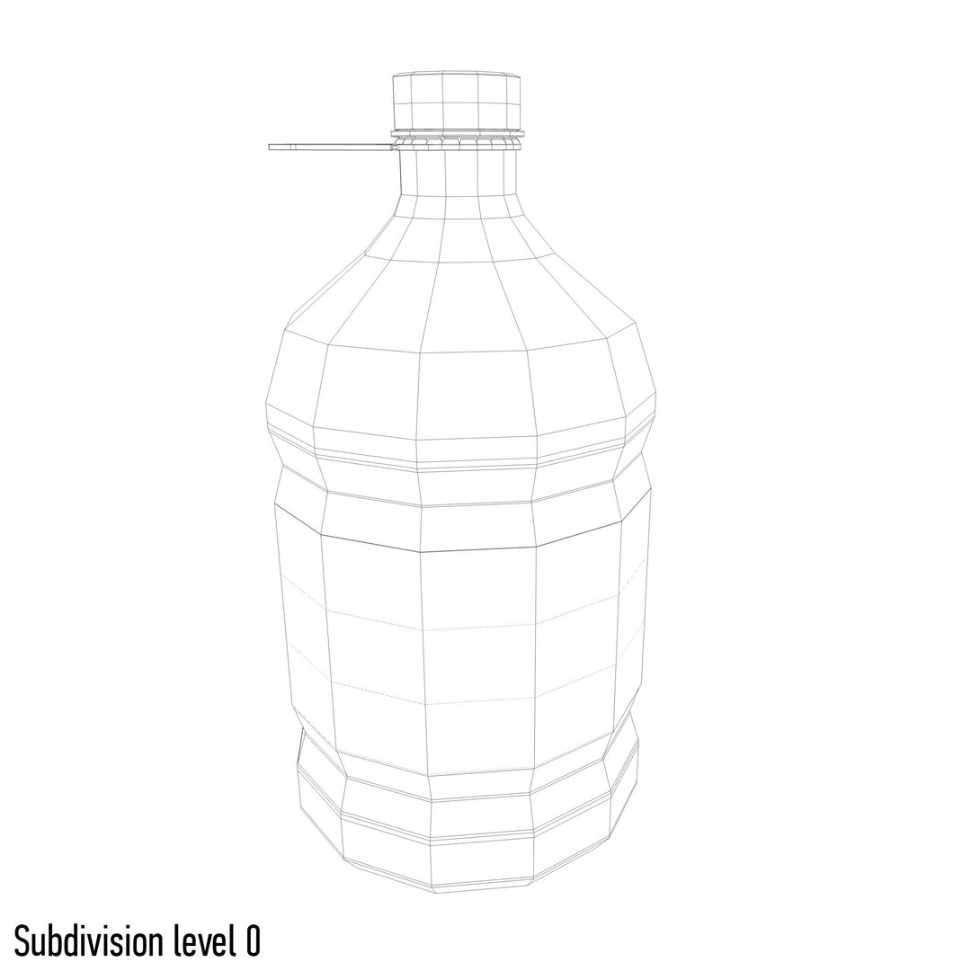 Plastic Bottle Model - TurboSquid 1291493