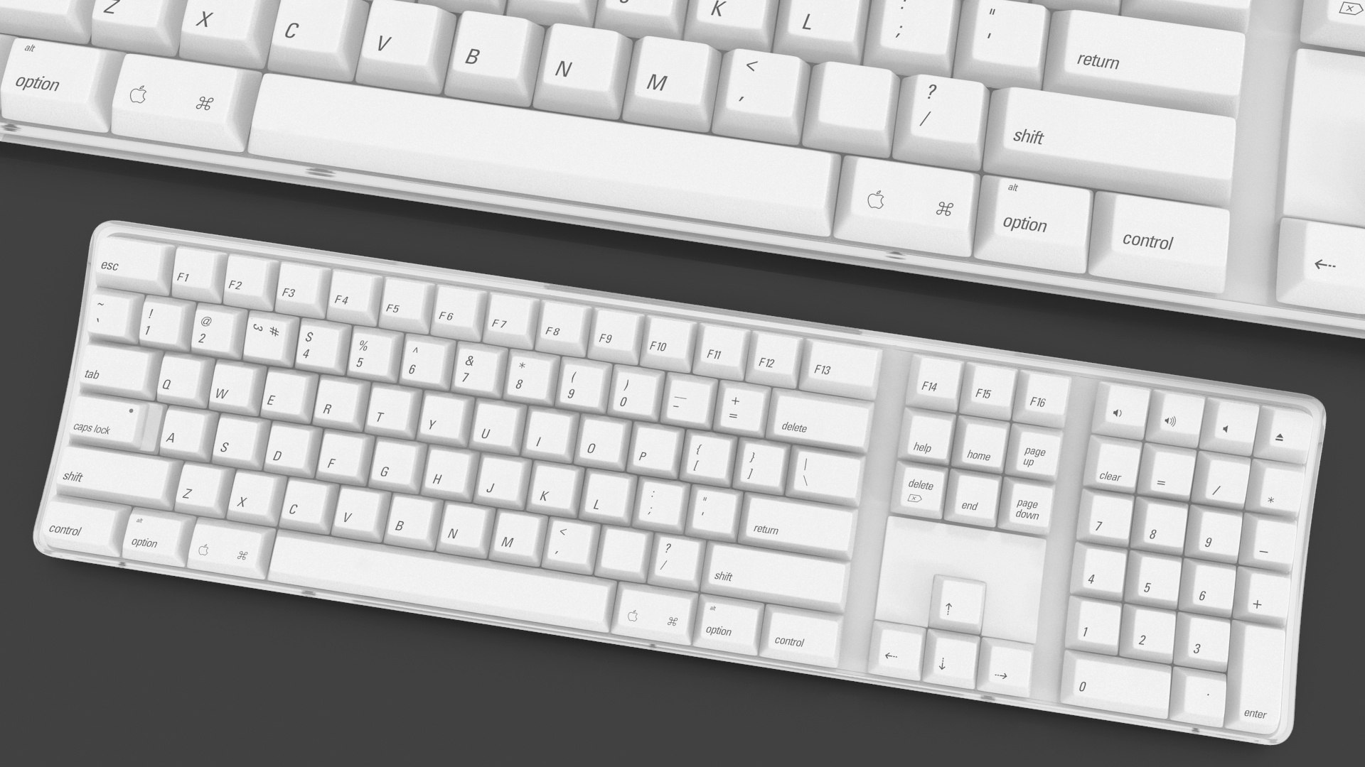 3D Apple Wireless Computer Keyboard Model - TurboSquid 2208606