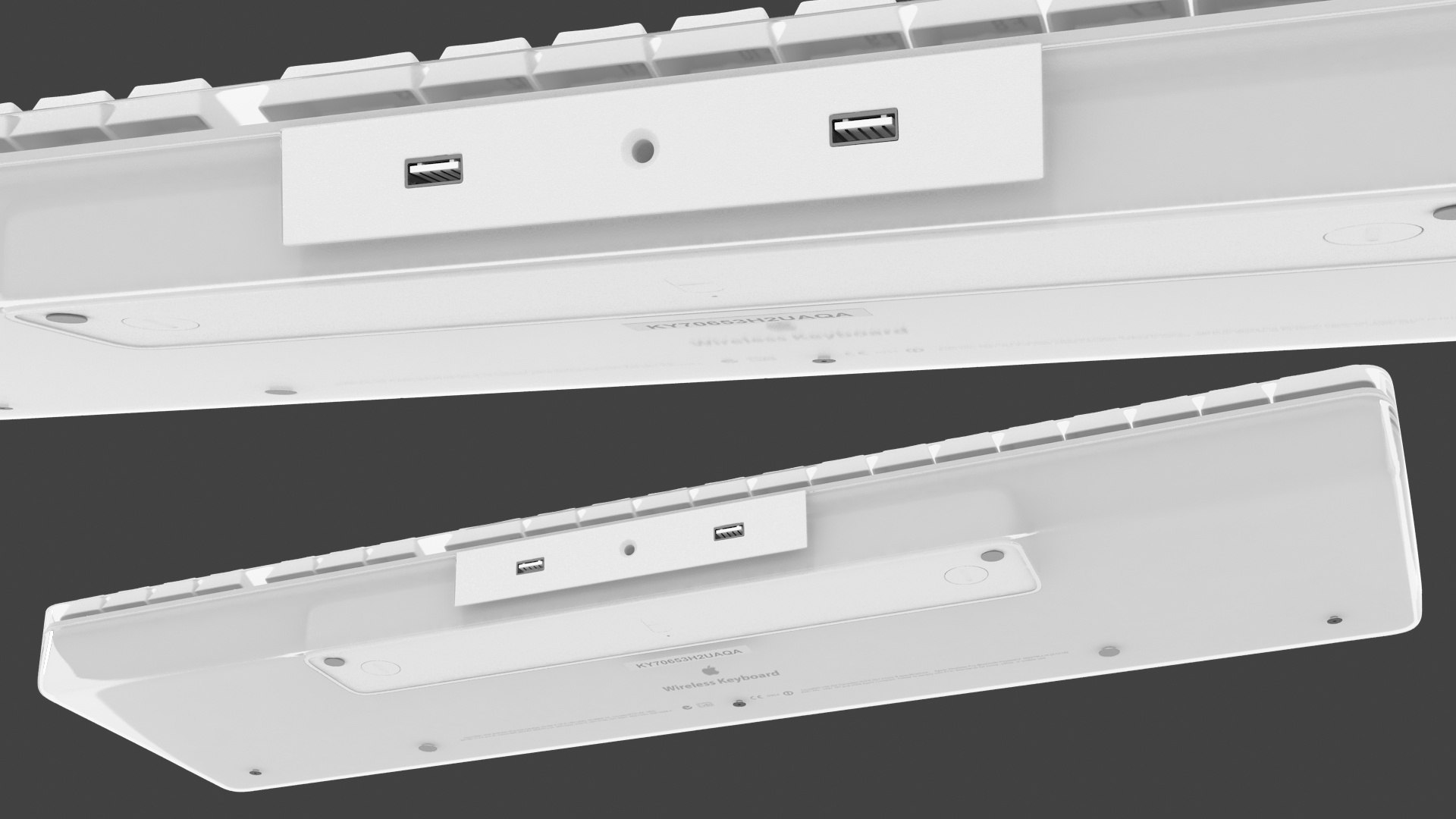 3D Apple Wireless Computer Keyboard Model - TurboSquid 2208606