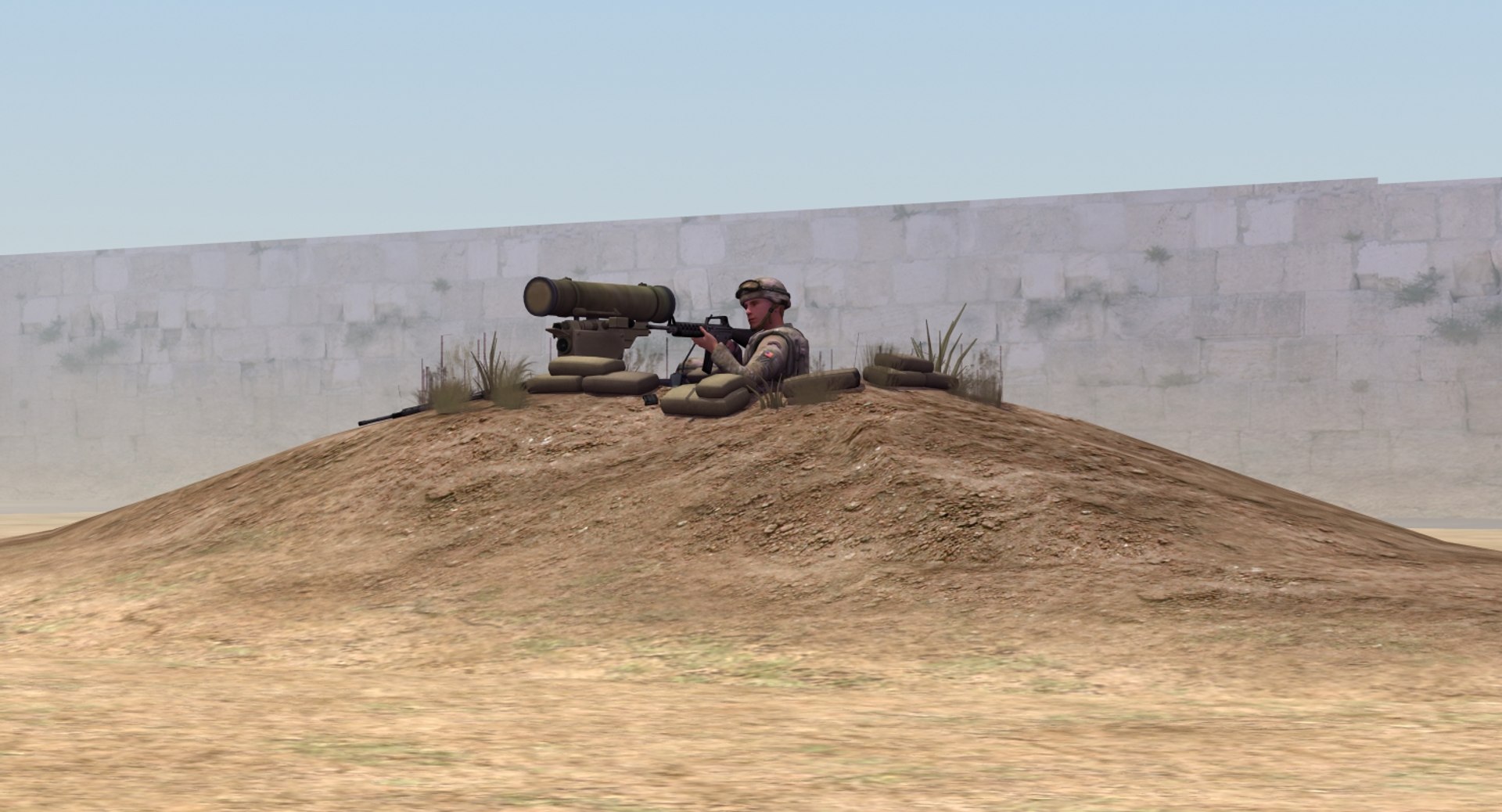 3D Foxhole Military Atgm Model - TurboSquid 1498352