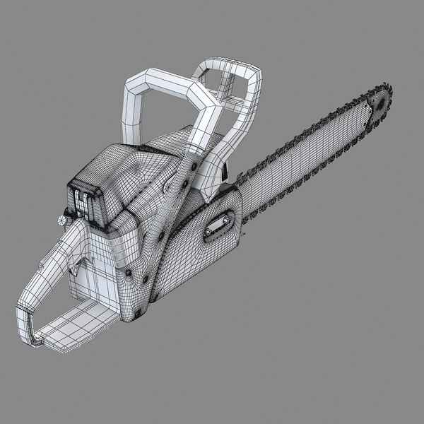 3d model chain saw