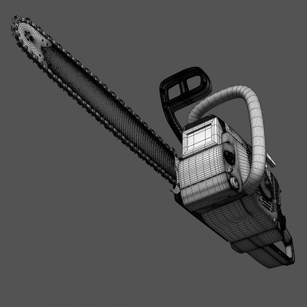 3d model chain saw