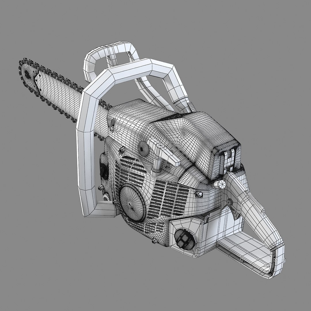 3d Model Chain Saw