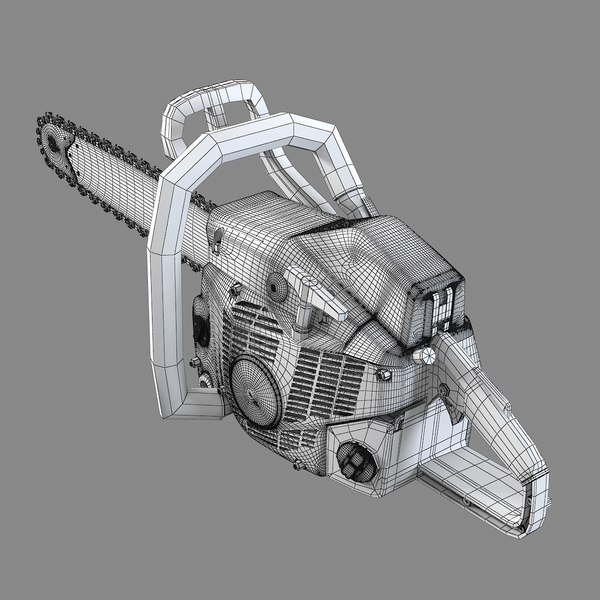 3d model chain saw