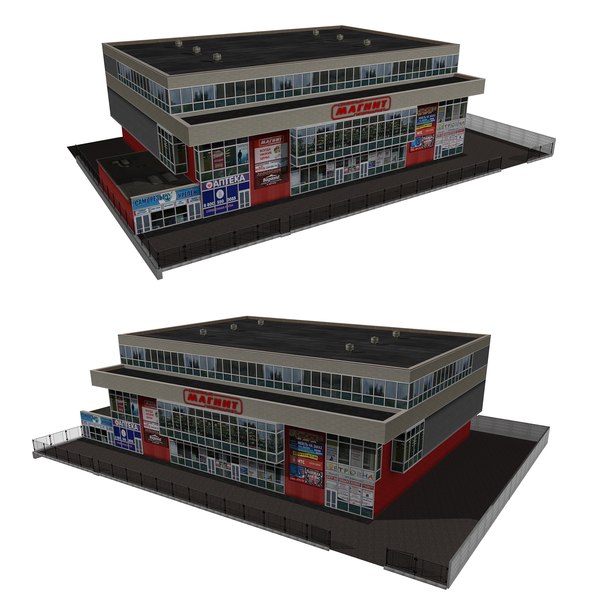 3D Shopping complex - TurboSquid 1776027