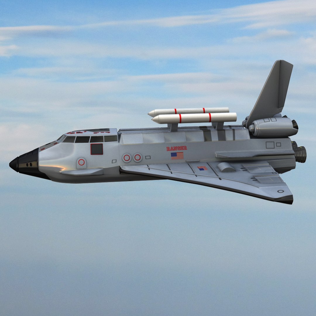 3d model space shuttle ranger concept