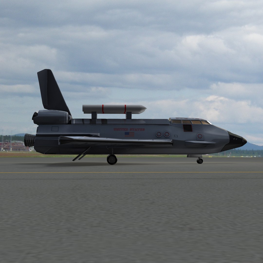 3d model space shuttle ranger concept