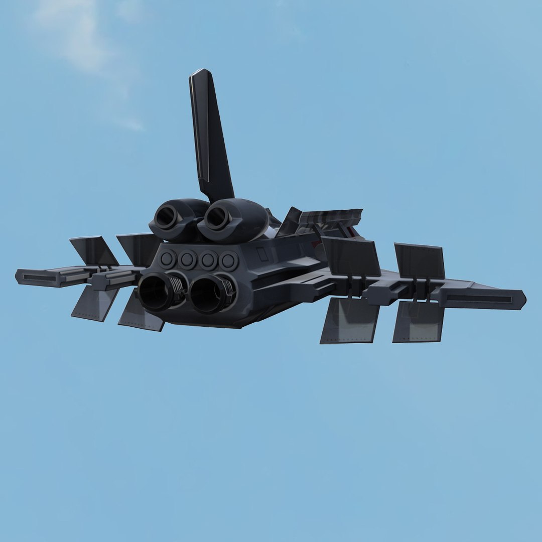 3d model space shuttle ranger concept