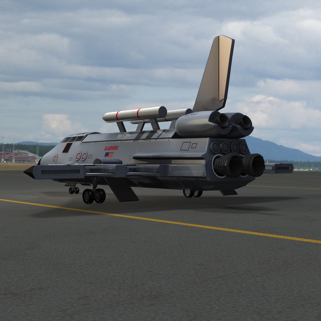 3d model space shuttle ranger concept