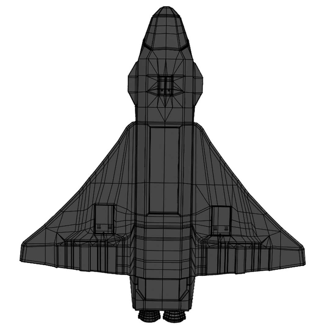 3d model space shuttle ranger concept