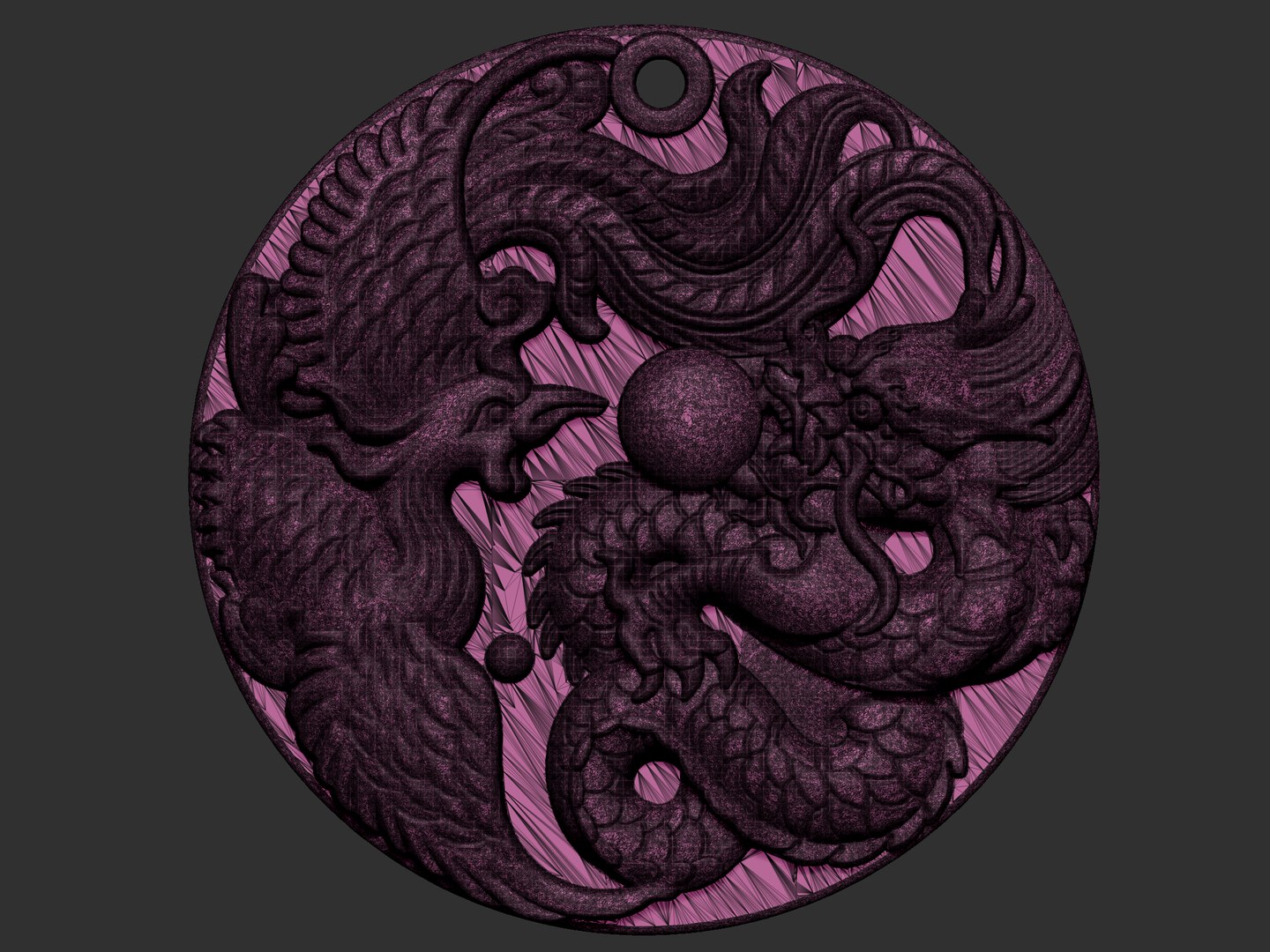 3D Model Dragon And Phoenix - TurboSquid 2038311