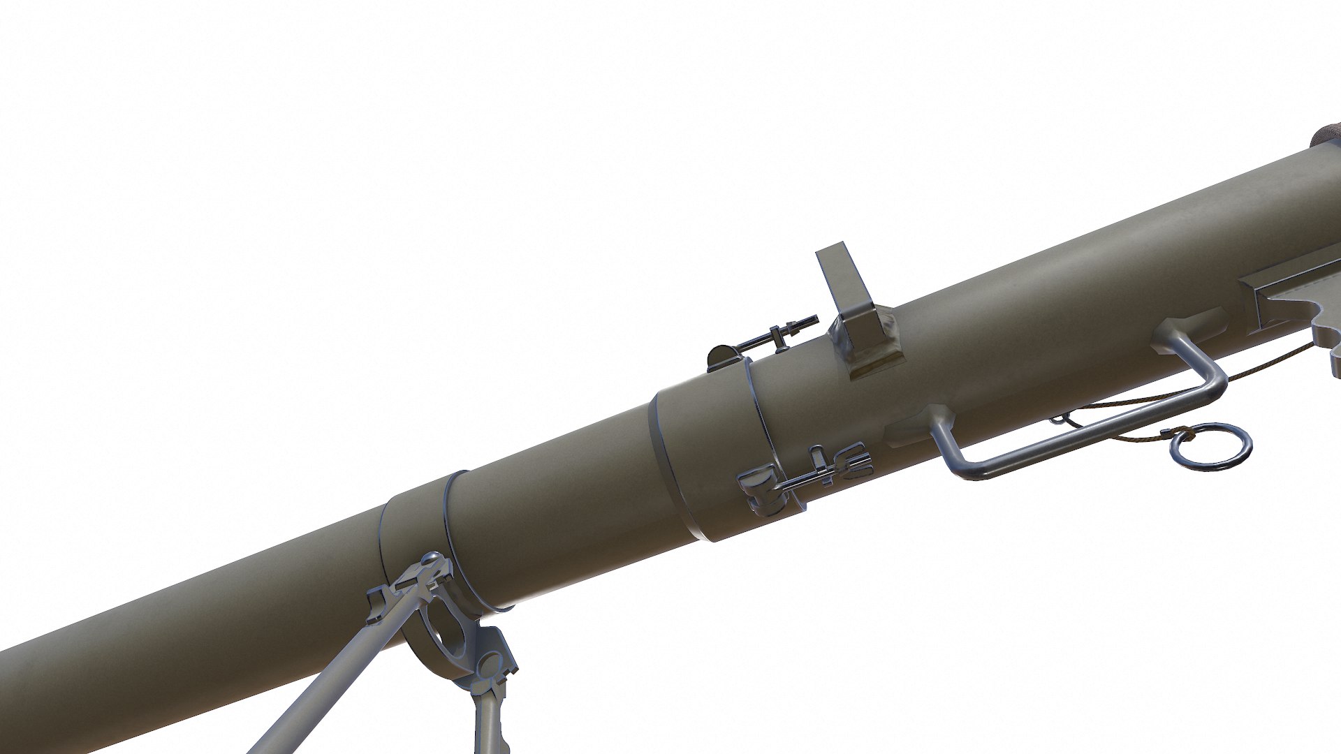 Type 4 70 Mm AT Rocket Launcher Low-poly PBR 3D Model - TurboSquid 2351860