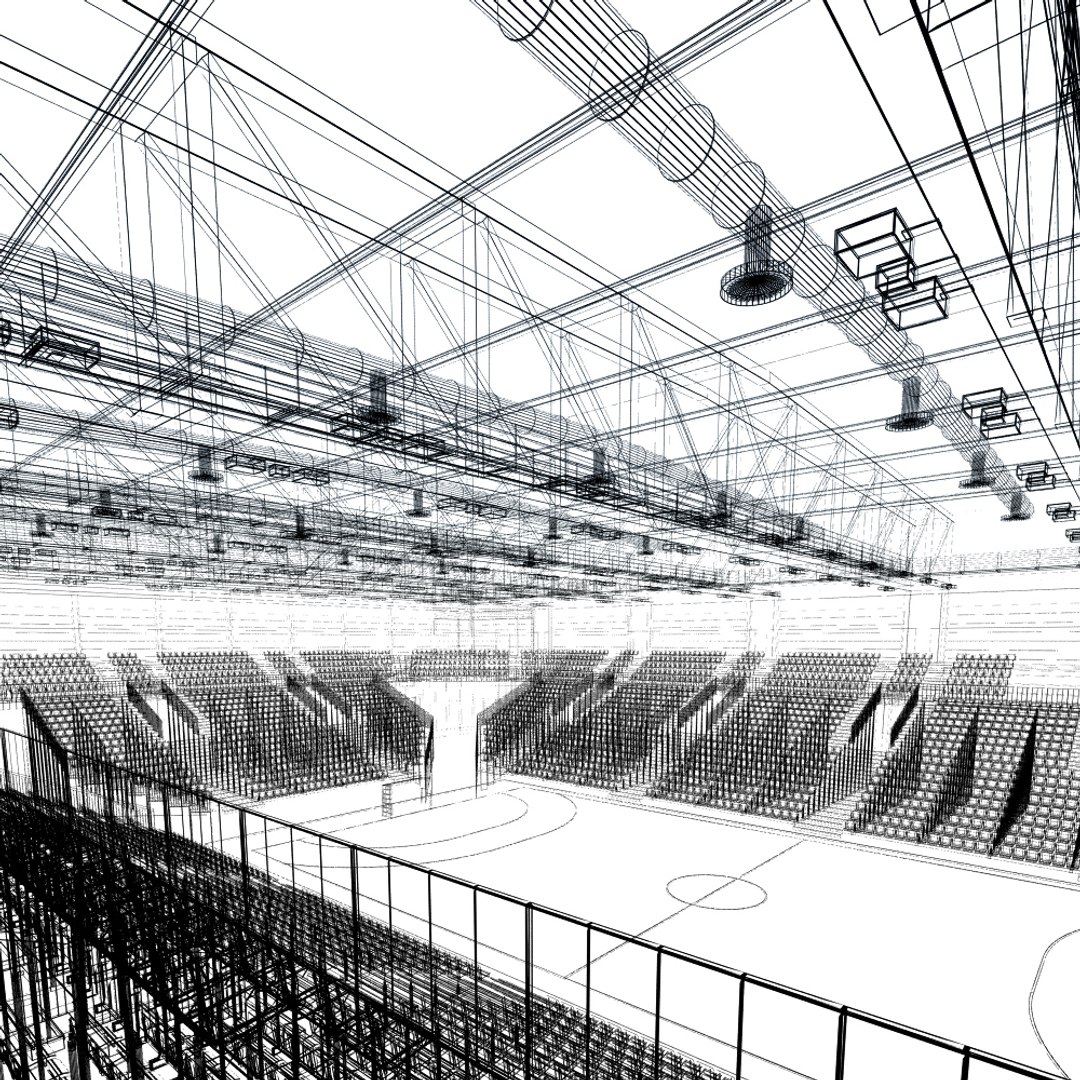 3d max indoor sports hall