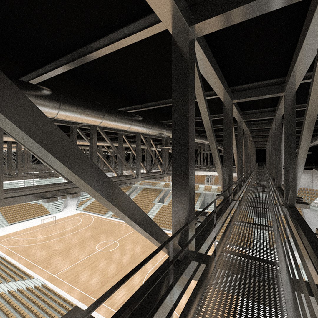 3d max indoor sports hall